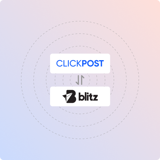 Blitz API Integration & Tracking with ClickPost